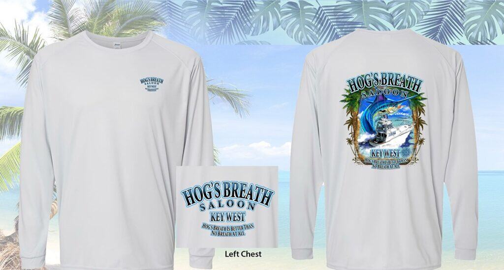Tropical Fishing Boat Long Sleeve - Hog's Breath Saloon